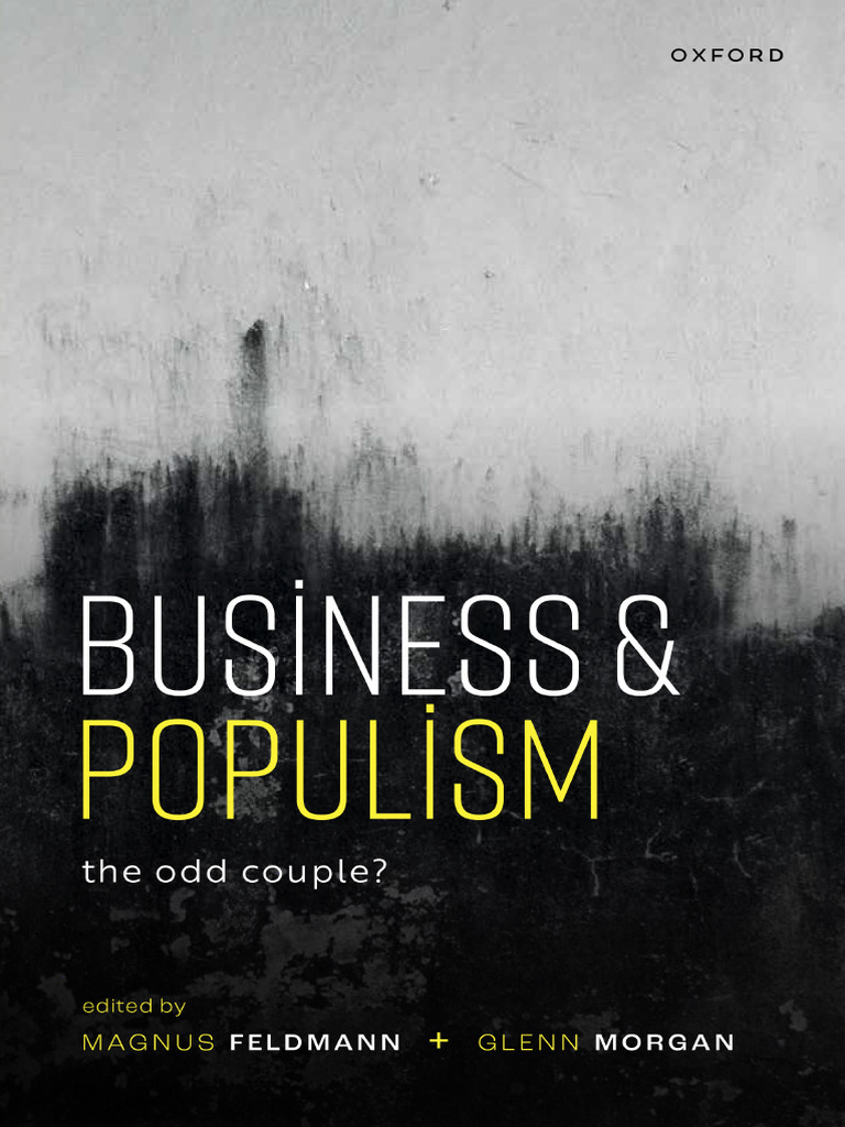Feldmann Und Morgan - 2023 - Business and Populism the Odd Couple | PDF ...