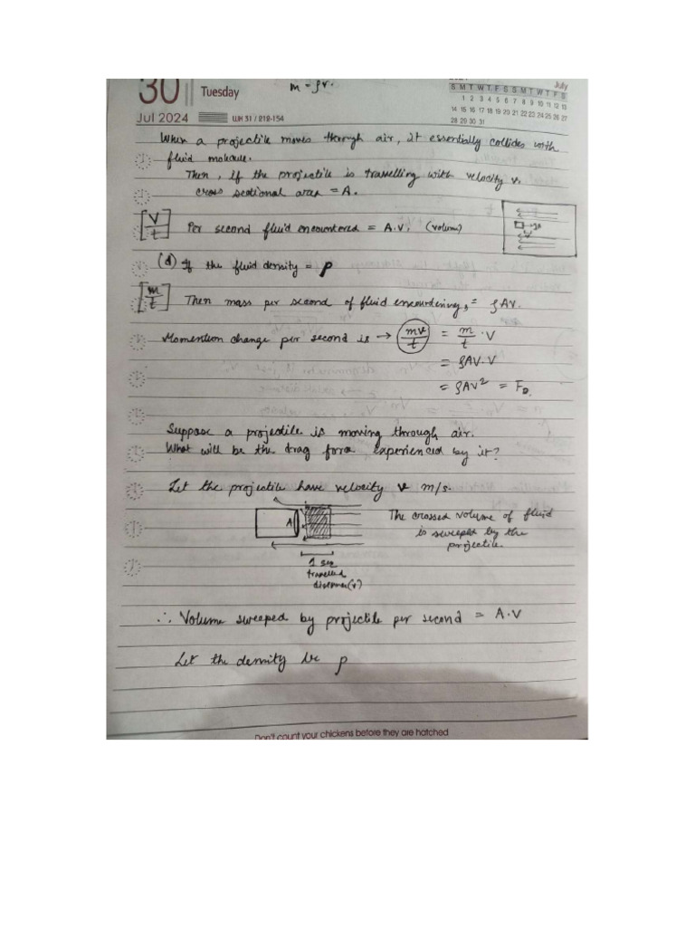 external ballistics- drag force and maxwell botzmann for ballistics | PDF