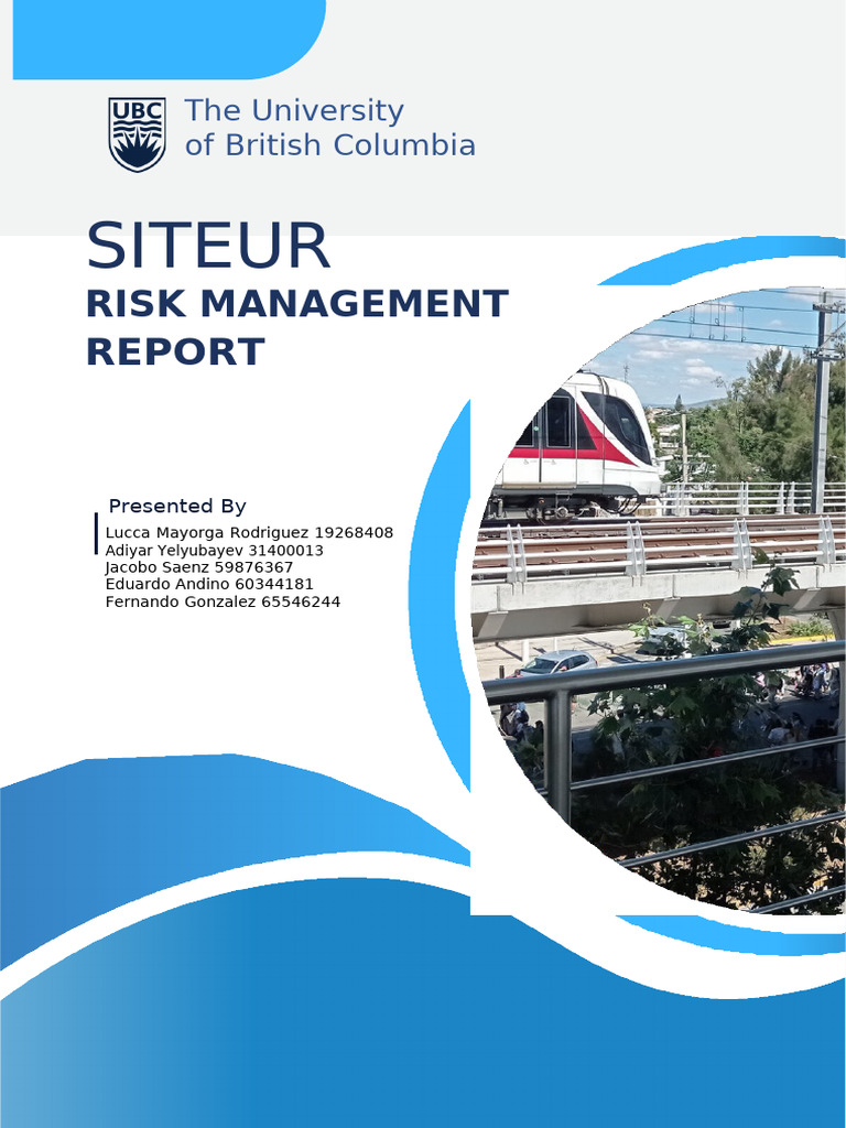 Blue and White Professional Modern Business Report Cover Page | PDF