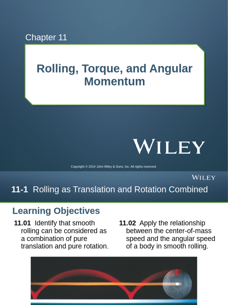 ch11 | PDF | Rotation Around A Fixed Axis | Angular Momentum