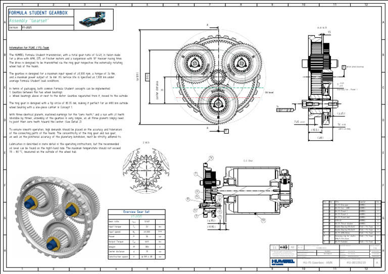 HU-FS-Gearset V1-2025 a Assembly AMK | PDF | Manufactured Goods | Machines