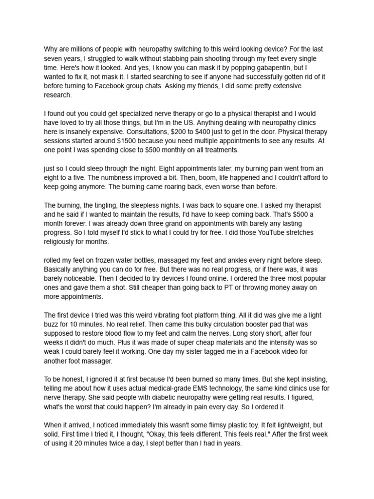 Emsense Spy (3) | PDF | Peripheral Neuropathy | Pain