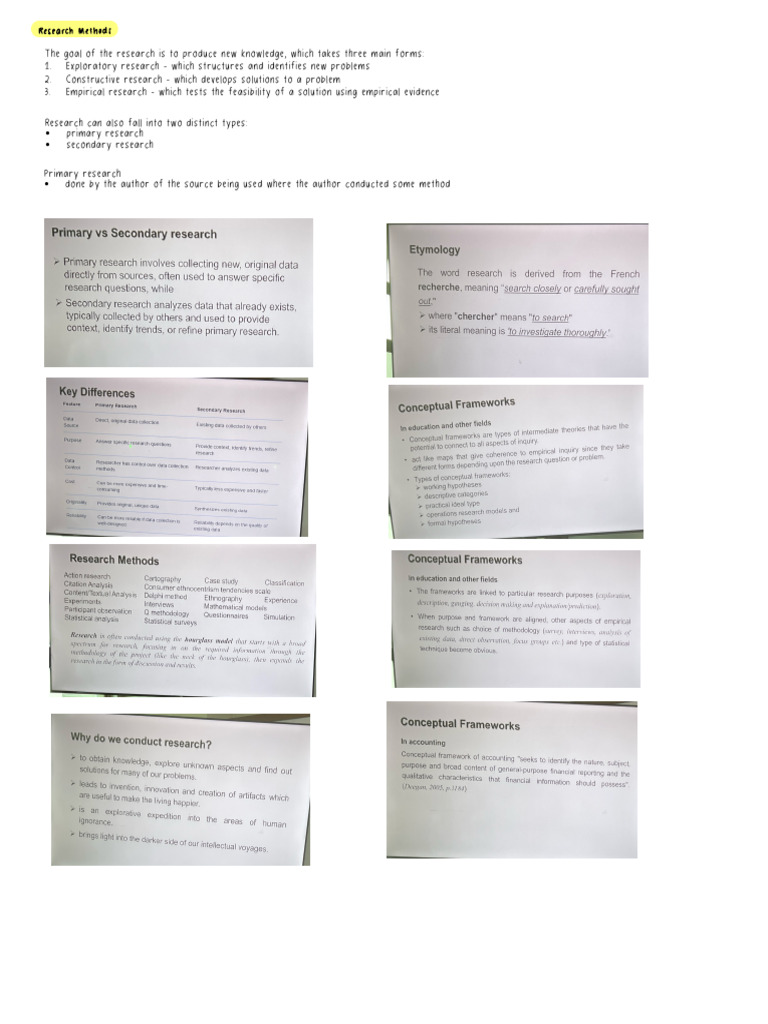 Types of Research: Exploratory, Constructive, Empirical | PDF