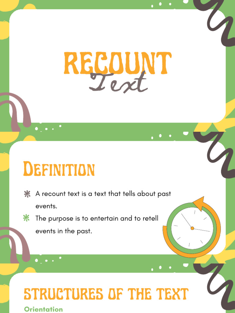 Recount Text | PDF