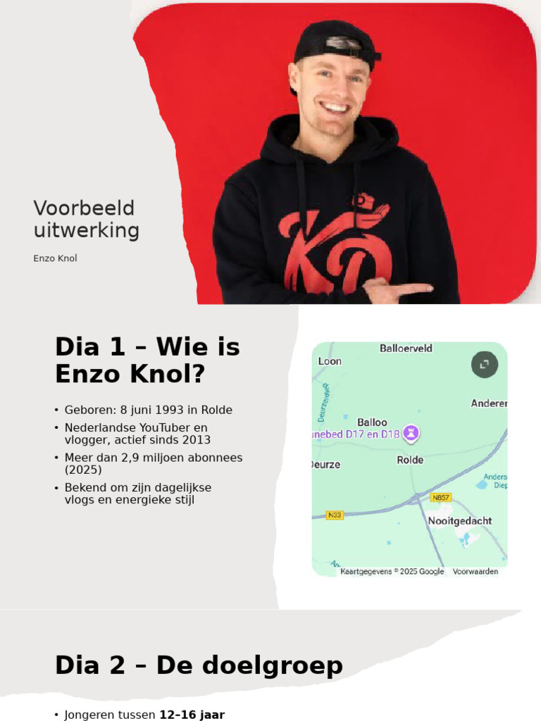 Voorbeeld Enzo Knol | PDF