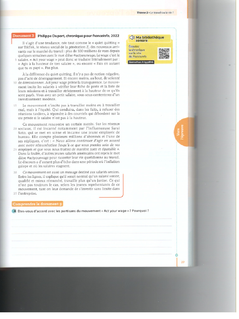 Le Travail Doc 3 | PDF