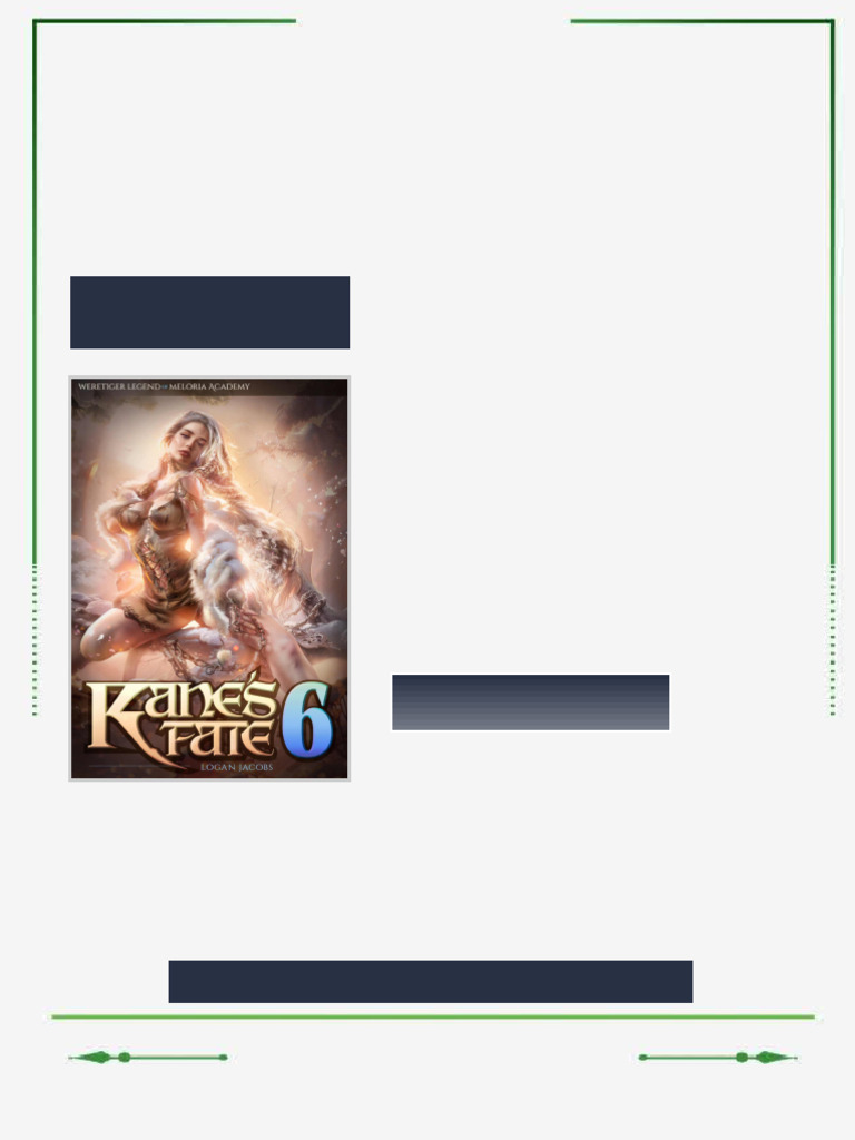 Kane's Fate 6: Weretiger Legend of Meloria Academy 1st Edition Logan ...