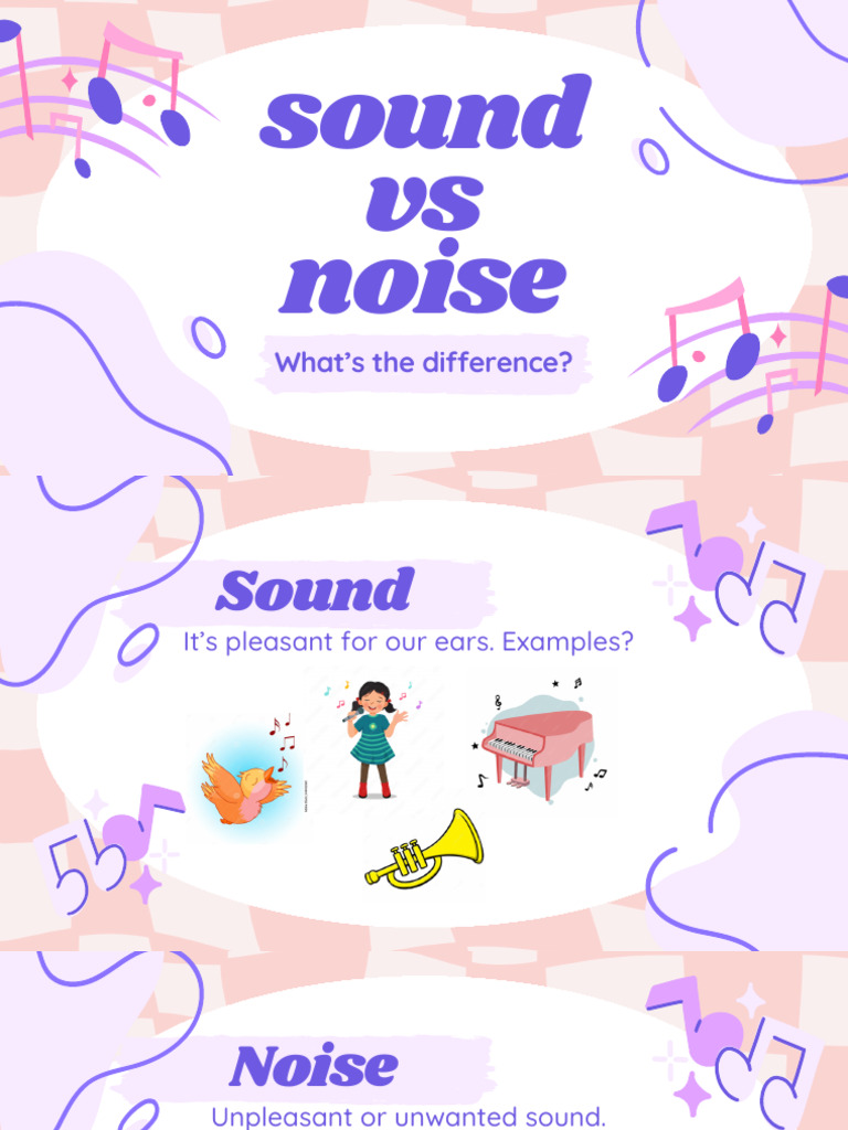 Sound vs Noise: Key Differences Explained | PDF