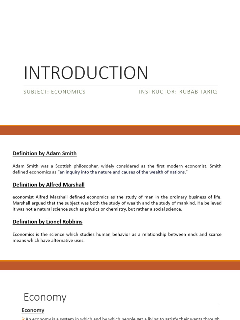 Key Concepts in Economics Explained | PDF | Economics | Microeconomics