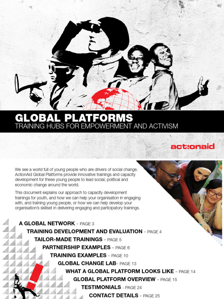 Global Platforms for Youth Empowerment | PDF | Evaluation
