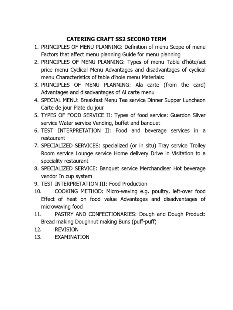 Ss2 Second Term Ccp Scheme of Work | PDF