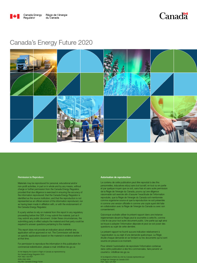 Canada's Energy Future 2020 Report | PDF | Climate Change Mitigation ...