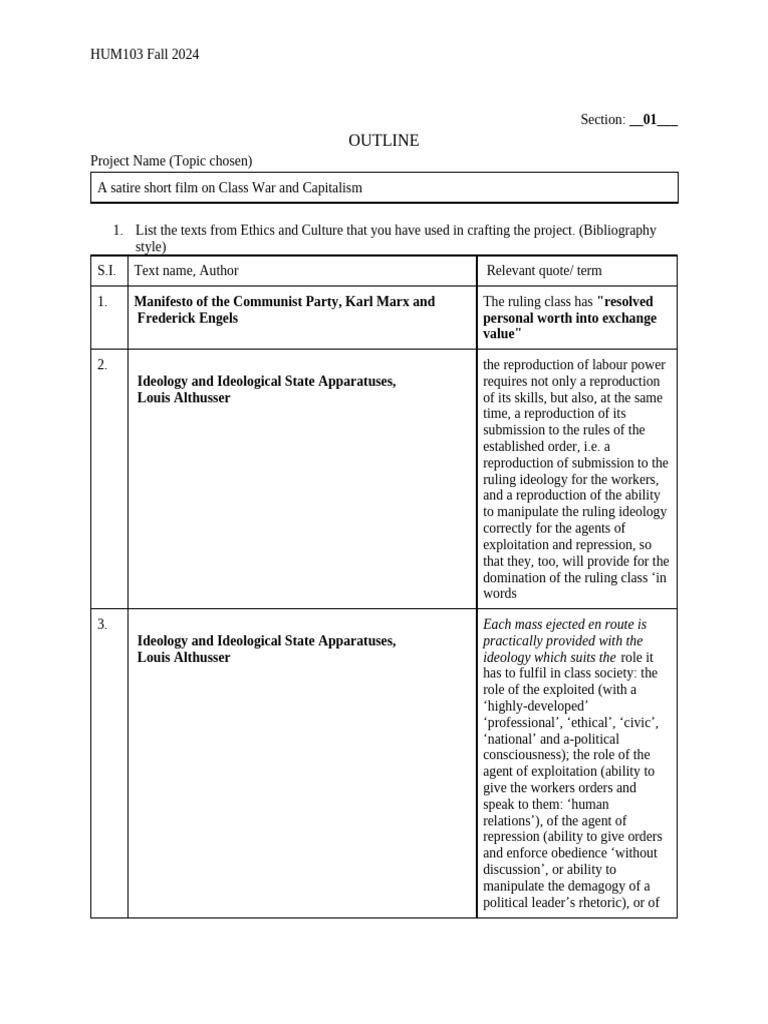 Fall 2025 Final Project Outline (1) (1) (1) | PDF | Social Psychology ...