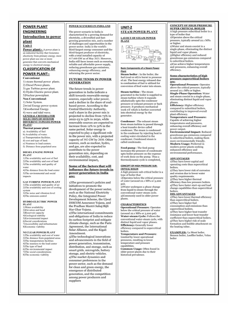 Power Plant Engineering Overview | PDF | Power Station | Boiler