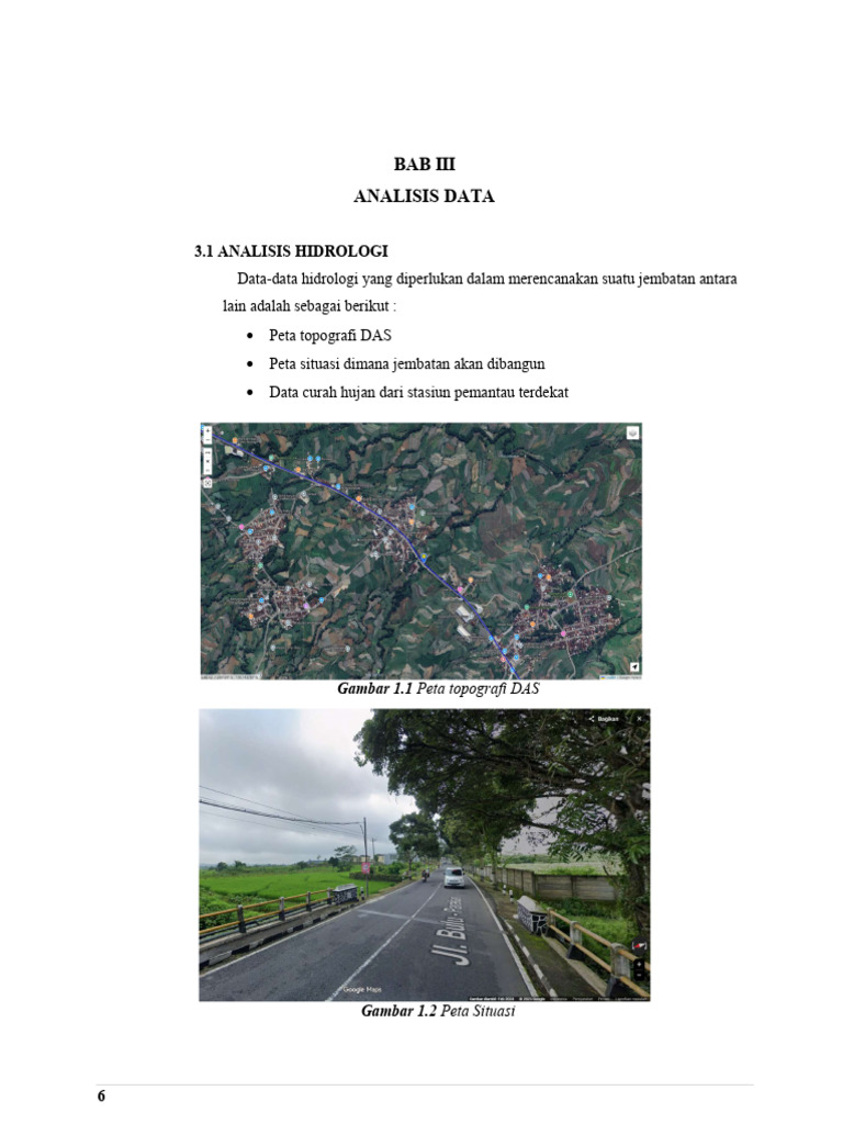 Analisis Hidrologi untuk Perencanaan Jembatan | PDF