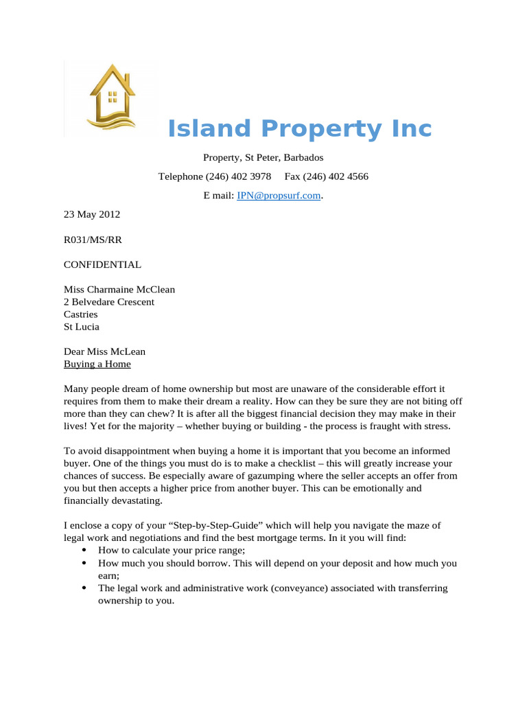 Letter | PDF