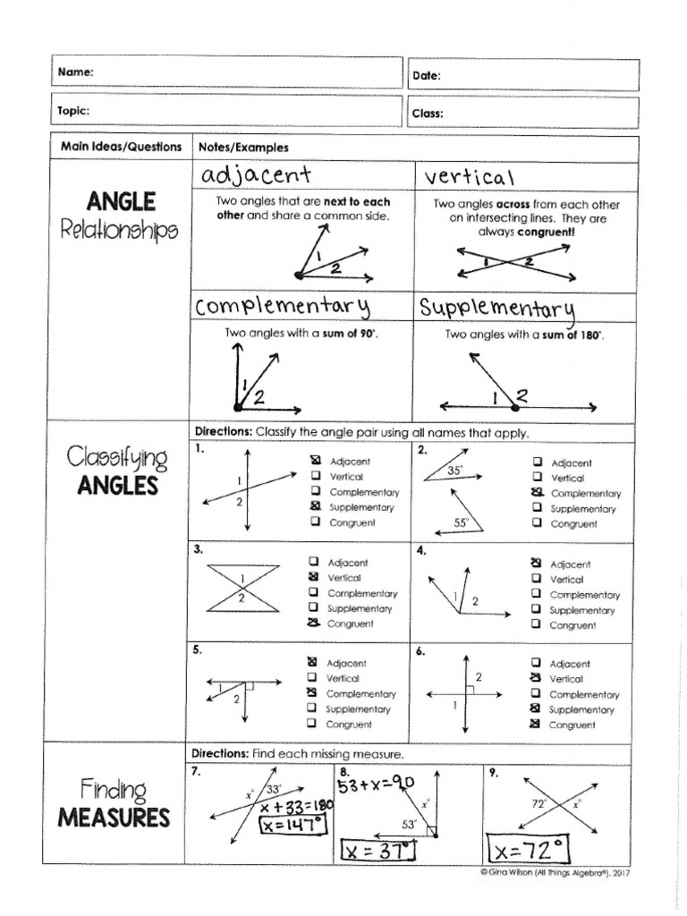 Angel Relationship Guided Notes | PDF