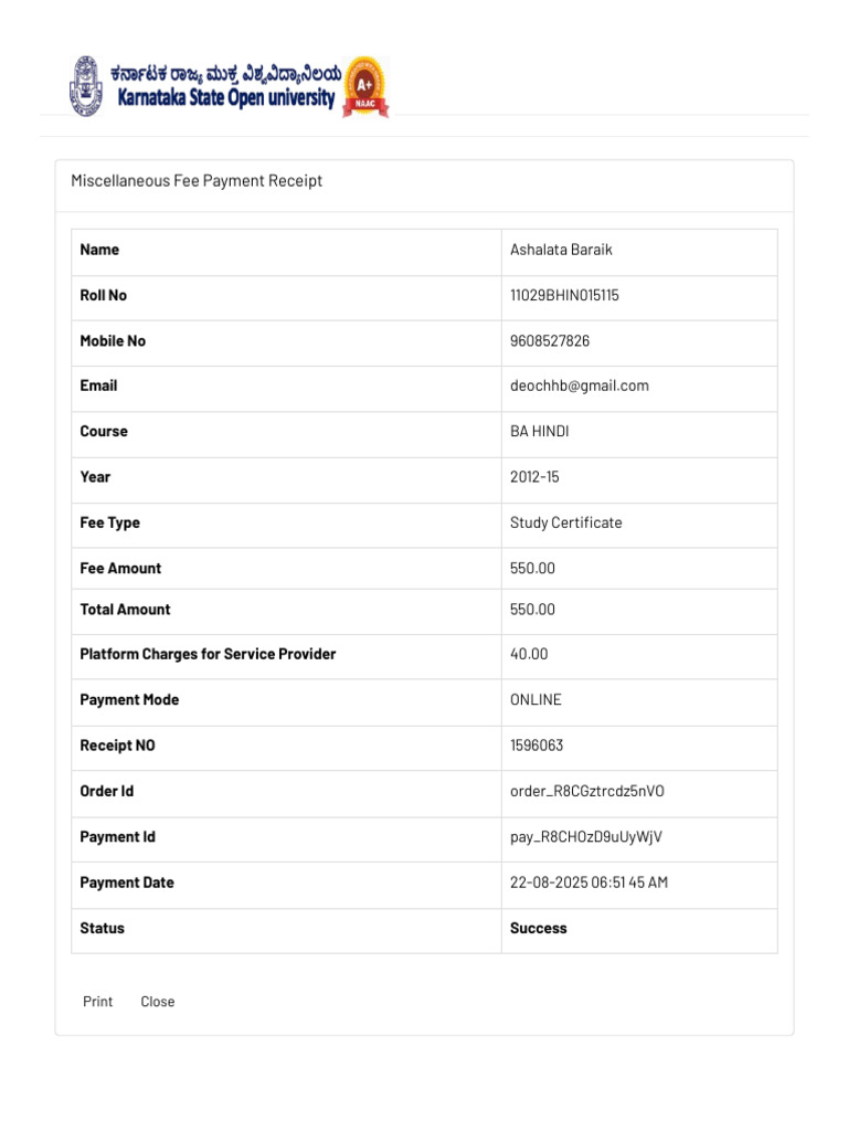 Karnataka State Open University (1) | PDF