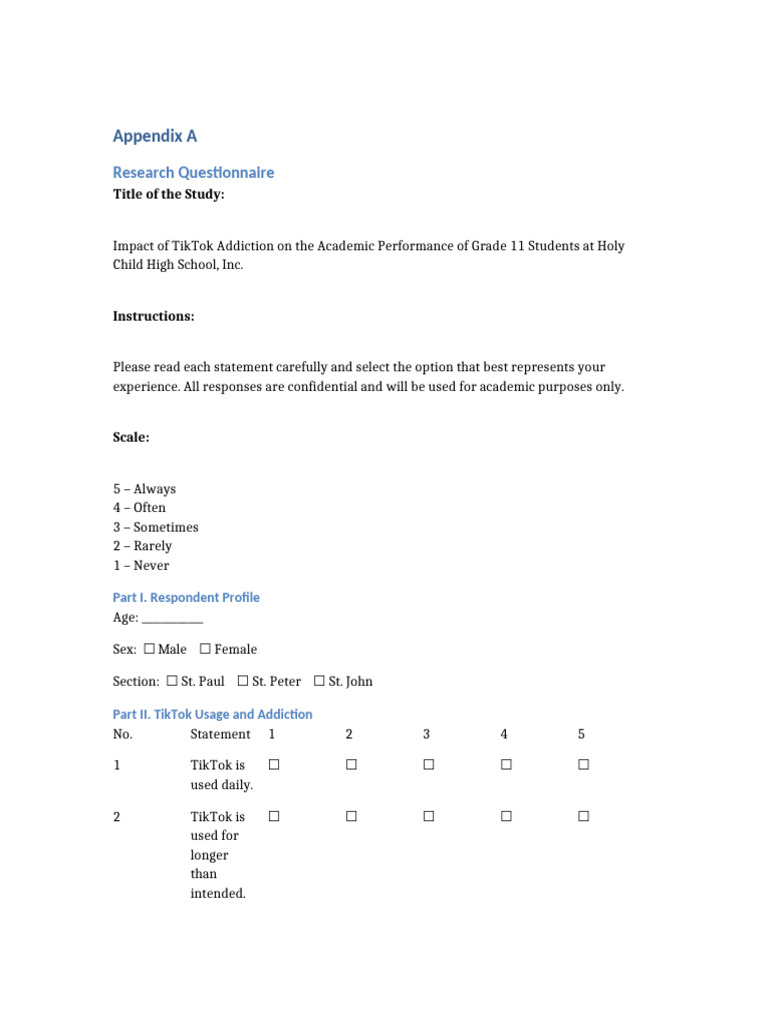 TikTok Addiction's Impact on Grades | PDF