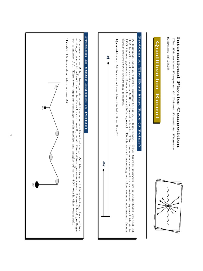 2025 International Physics Competition Problems | PDF