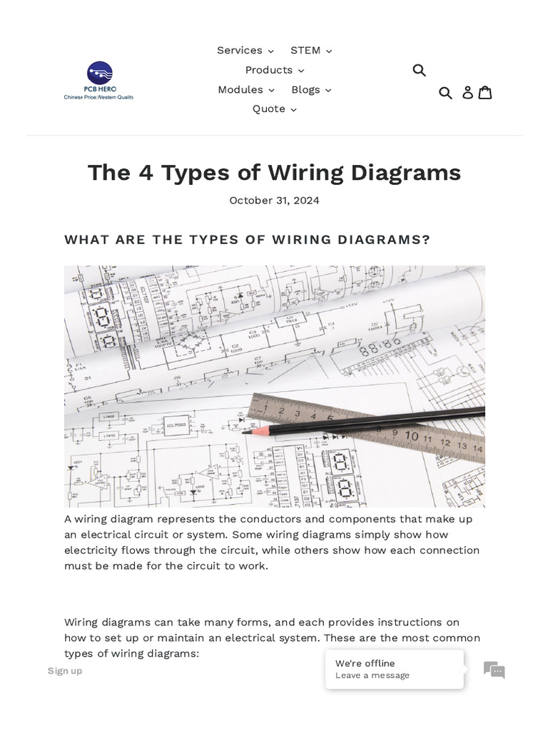 The 4 Types of Wiring Diagrams | PDF | Electricity | Electronics