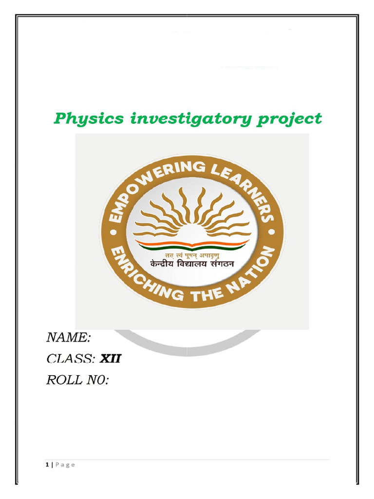 Refractive Index of Water and Oil Experiment | PDF | Refraction ...