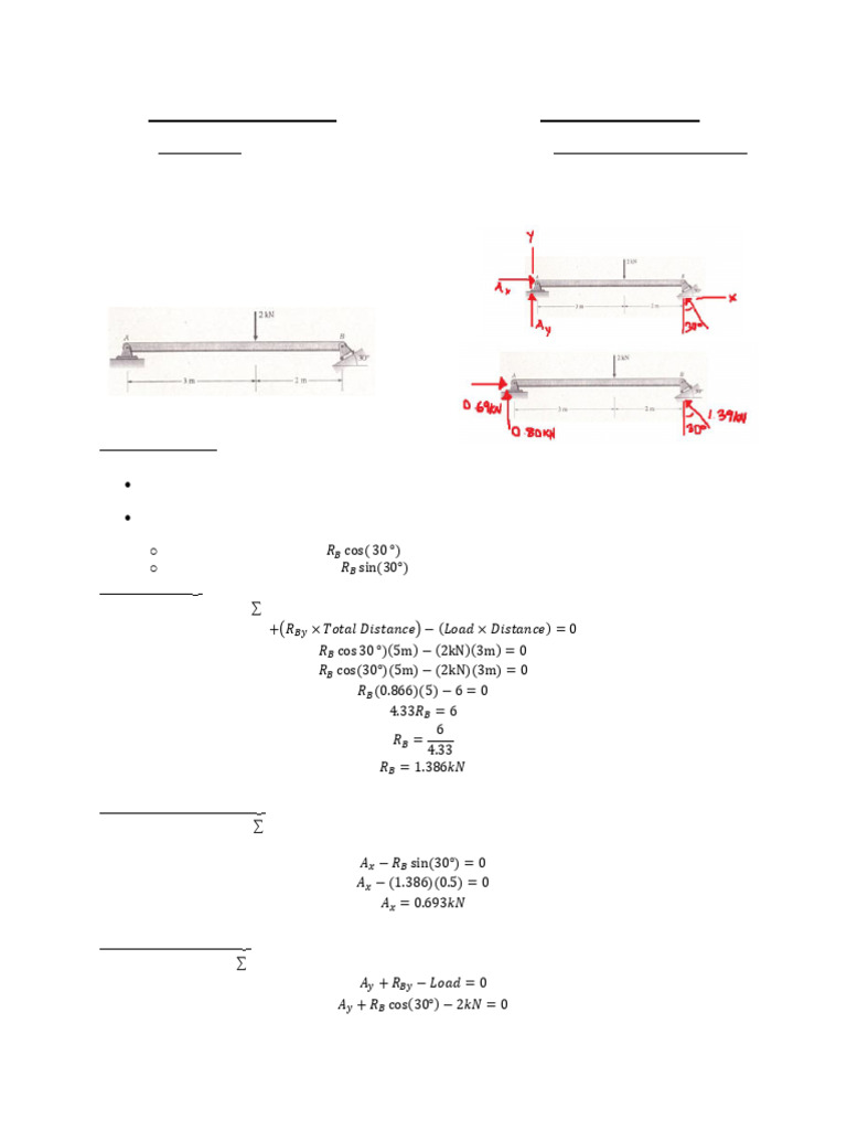 Statics Exam Solutions for BSME 1-1P | PDF | Force | Physical Quantities