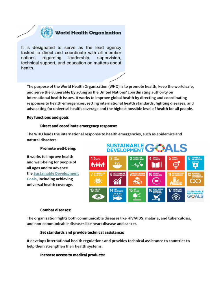 Notes_WHO_125505 | PDF | World Health Organization | Tobacco Smoking