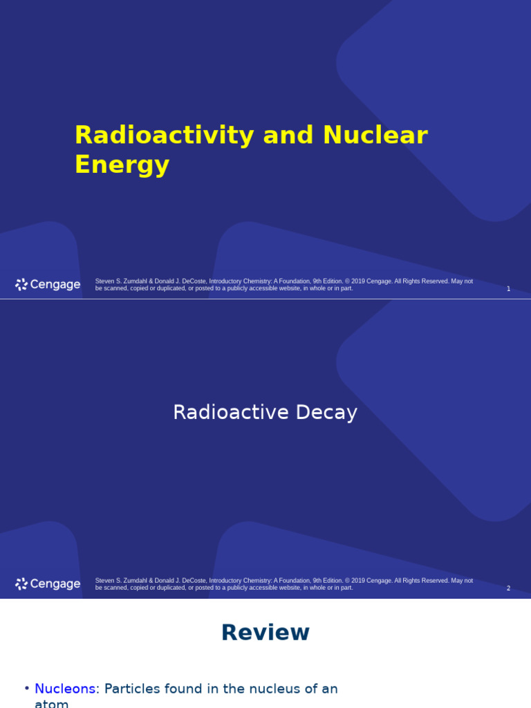 Radioactive Decay | PDF | Radioactive Decay | Atomic Nucleus