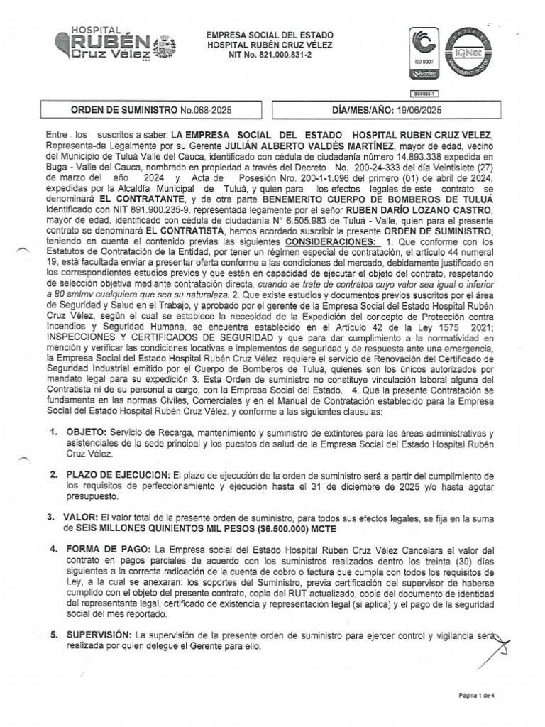 OPS 068-2025 (1) | PDF | Daños y perjuicios | Estado (política)