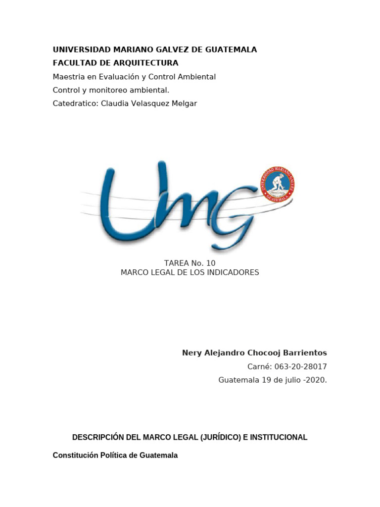 TAREA 10 | PDF | Evaluación de impacto ambiental | Entorno natural
