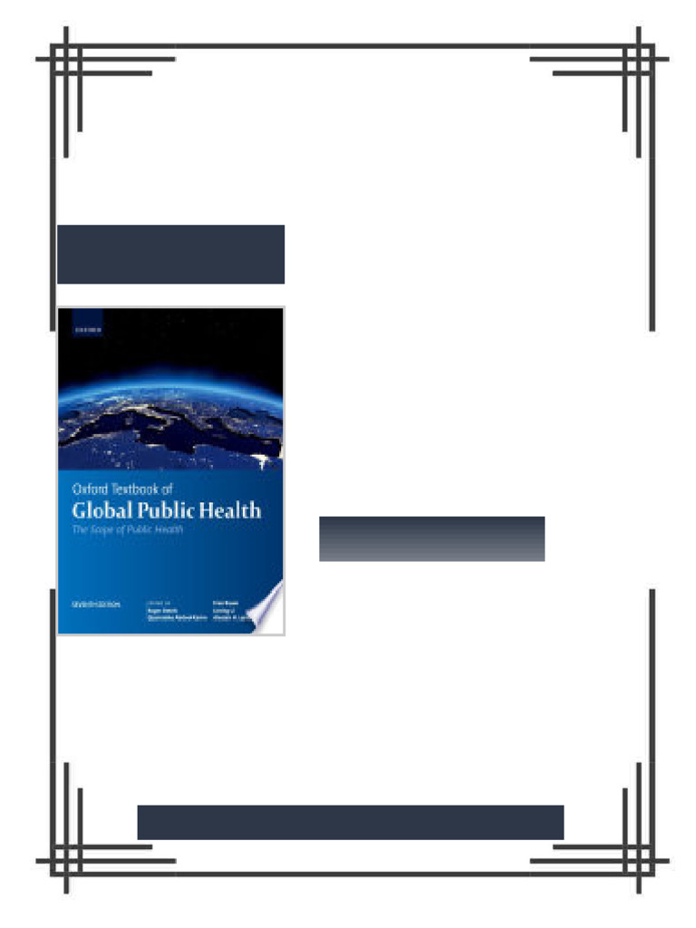 Oxford Textbook of Global Public Health Roger Detels eBook scholarly ...