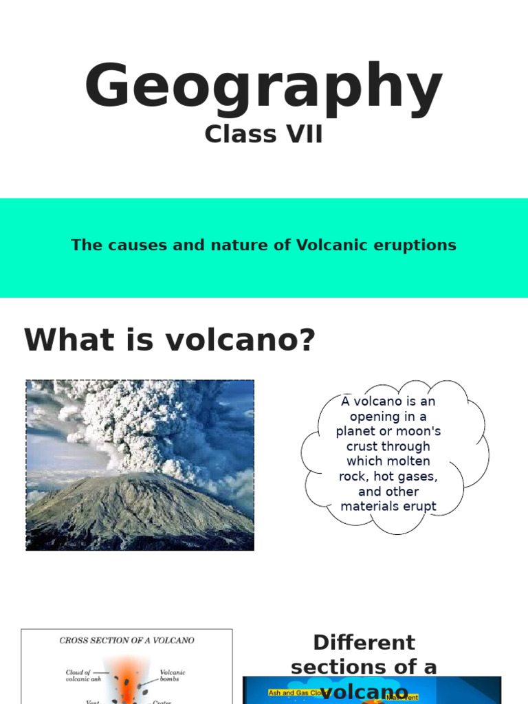 Geography - Earthquake and Volcano | PDF