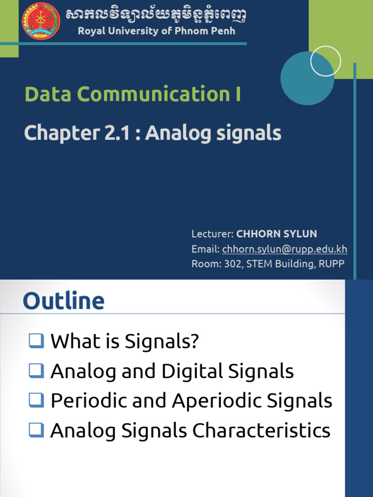 Chapter 2_1= Analog Signals | PDF | Hertz | Bandwidth (Signal Processing)