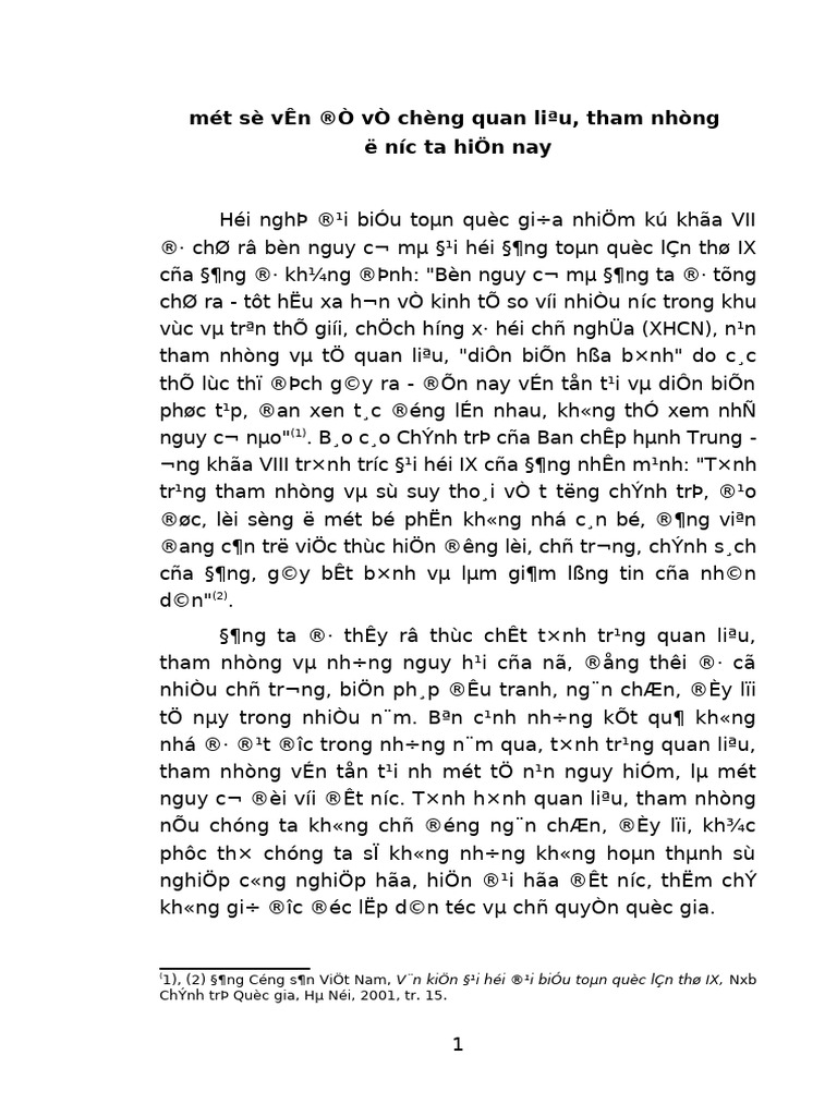 Tieu Luan - Mot So Van de Ve Chong Quan Lieu | PDF