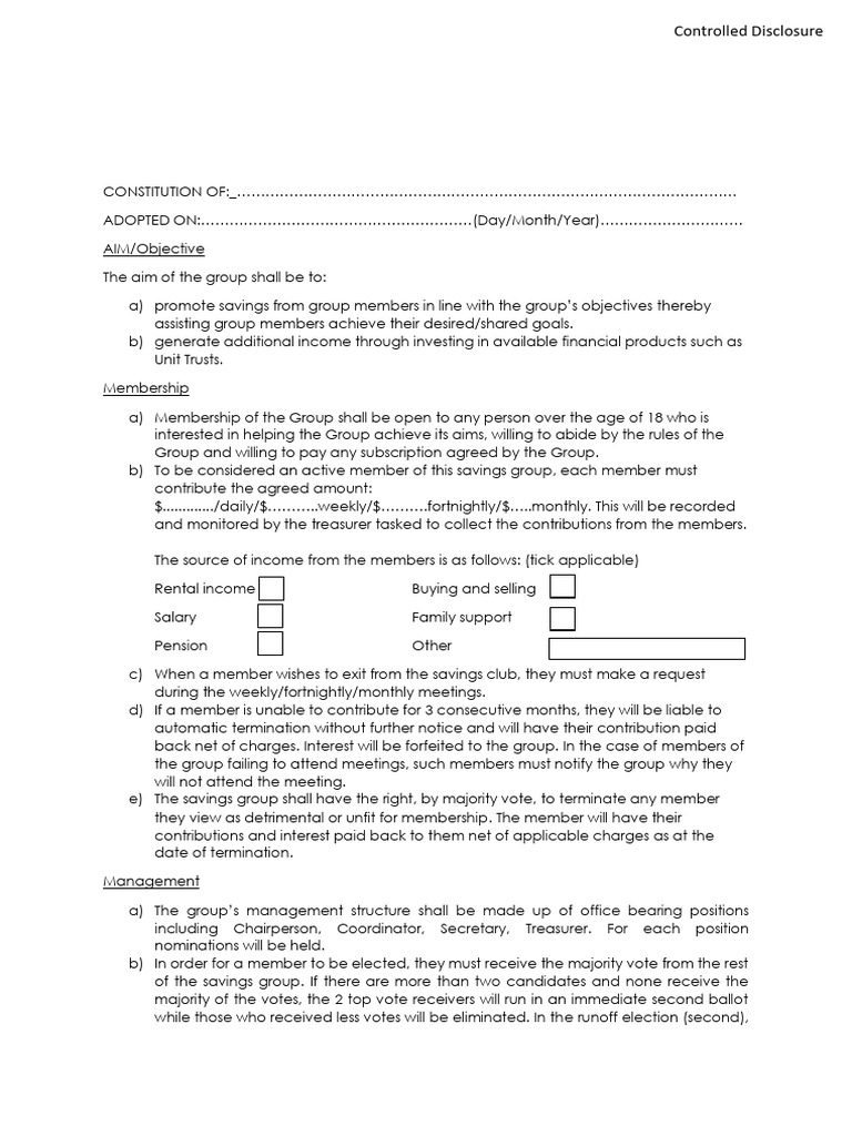 Mukando Constitution Example. | PDF | Voting | Two Round System