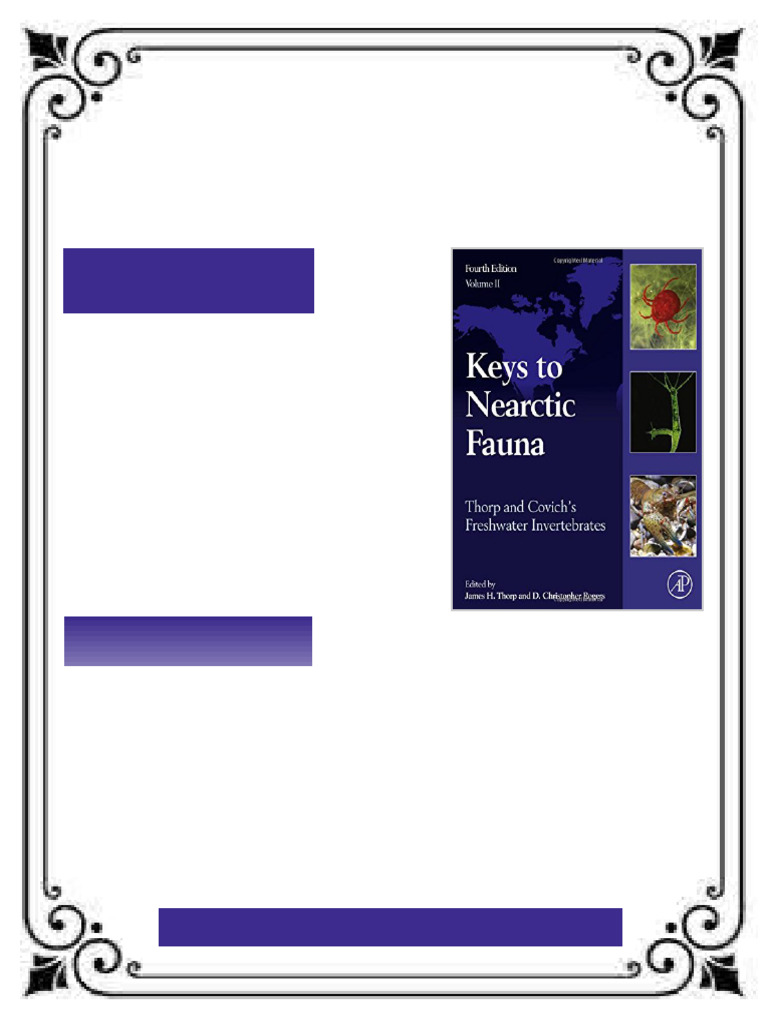 Thorp and Covich's Freshwater Invertebrates: Keys to Nearctic Fauna 4th ...