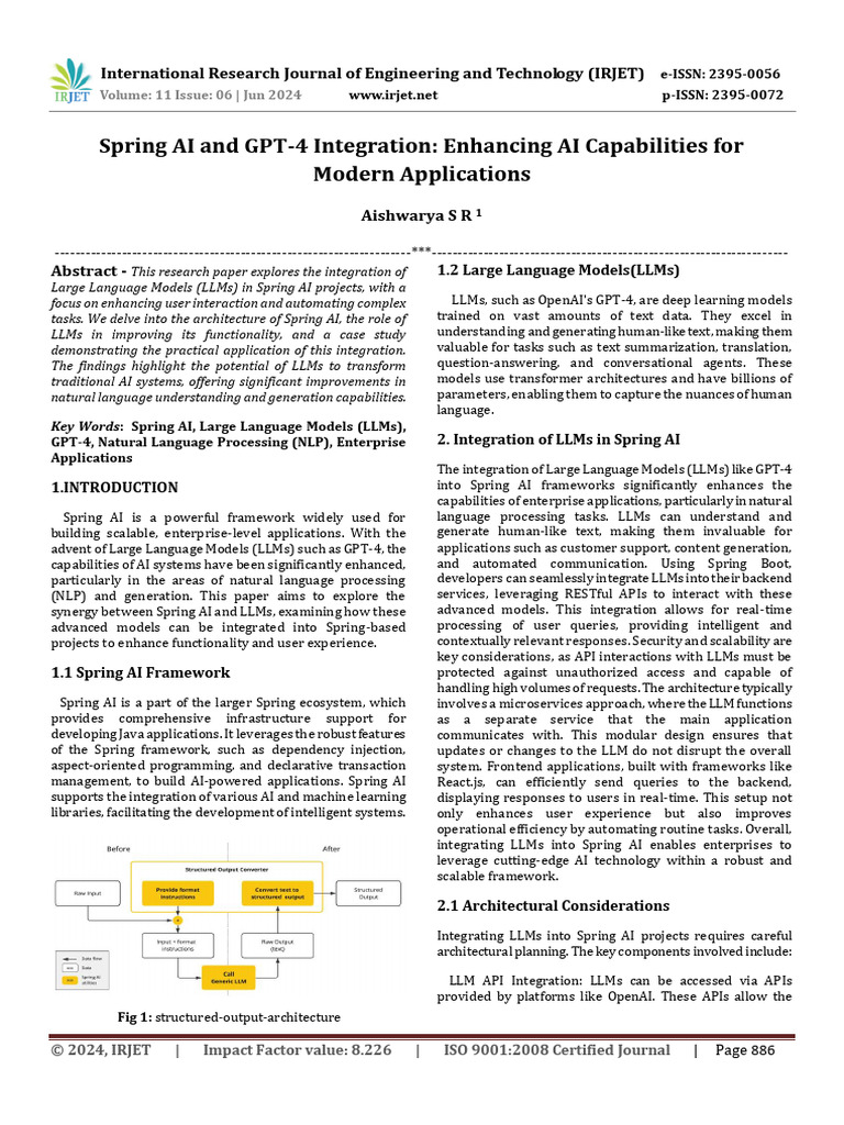 IRJET-open Ai and Spring Boot | PDF | Artificial Intelligence ...