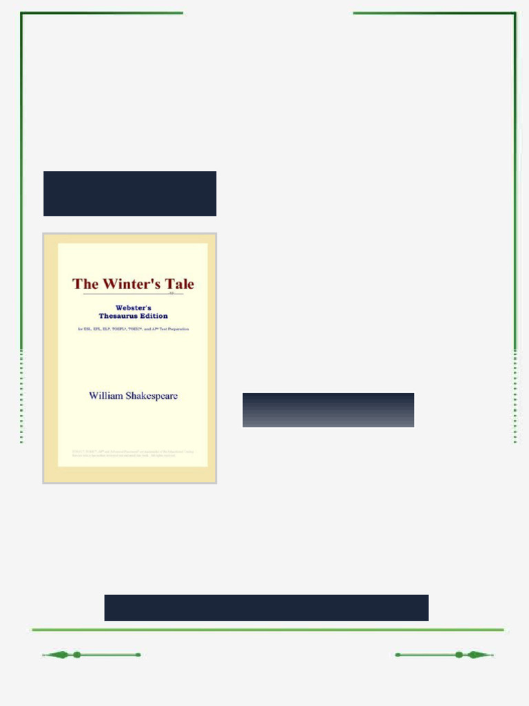 The Winter s Tale William Shakespeare ebook enhanced digital version ...