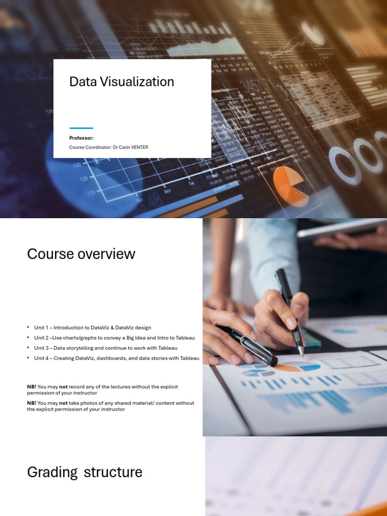 Data Visualization Course Overview | PDF | Data | Microsoft Excel