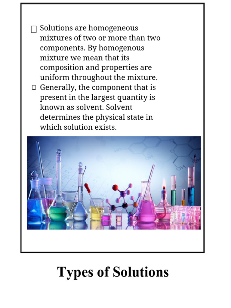 Chemistry Project Class Xii Shakti on Solutions 2024 25.PDF | PDF ...