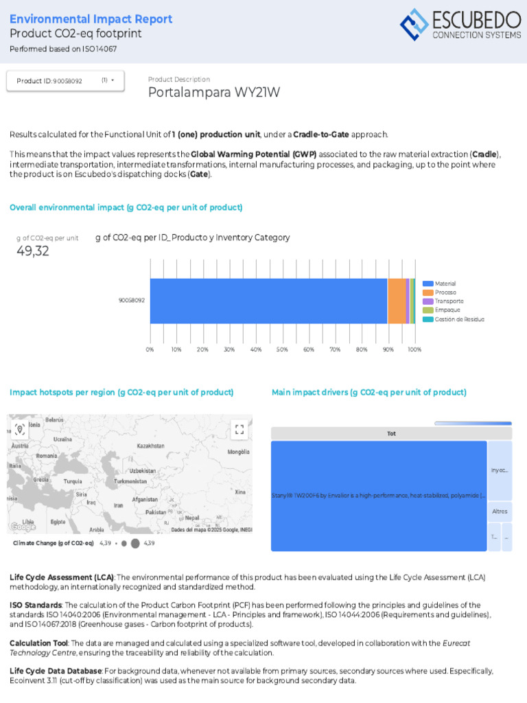 Carbon Footprint Report 90058092 | PDF | Life Cycle Assessment | Carbon ...