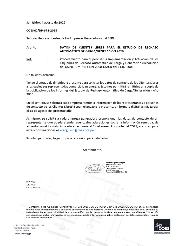 COES-D-DP-678-2025 | PDF