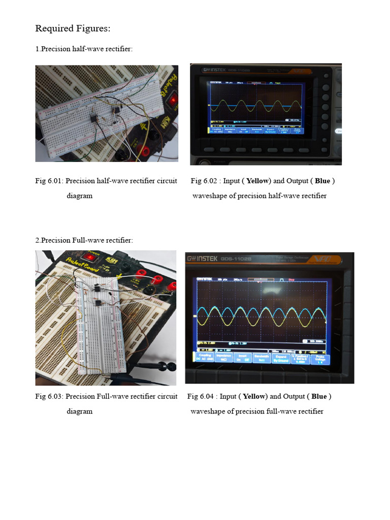Precision Rectifier Circuit Diagrams | PDF