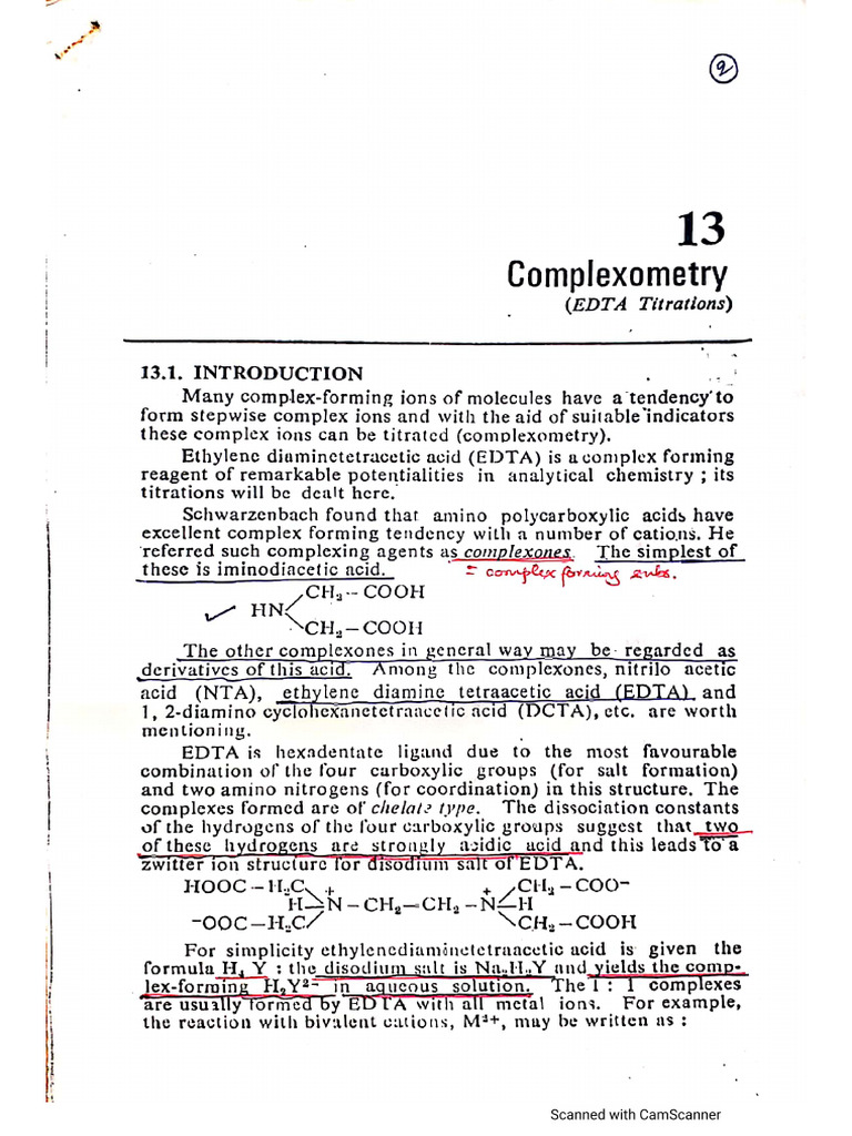 Complexometry Part 2 | PDF