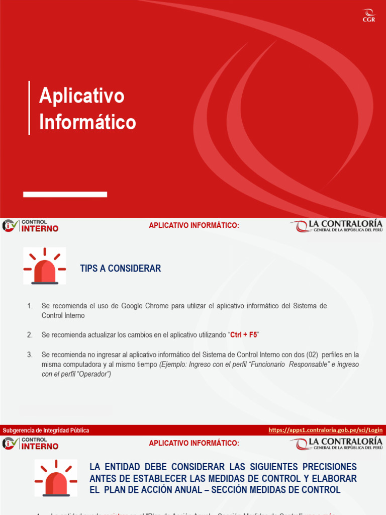 II. Documento Orientado Aplicativo Informático PAA-SMC | PDF | Riesgo ...