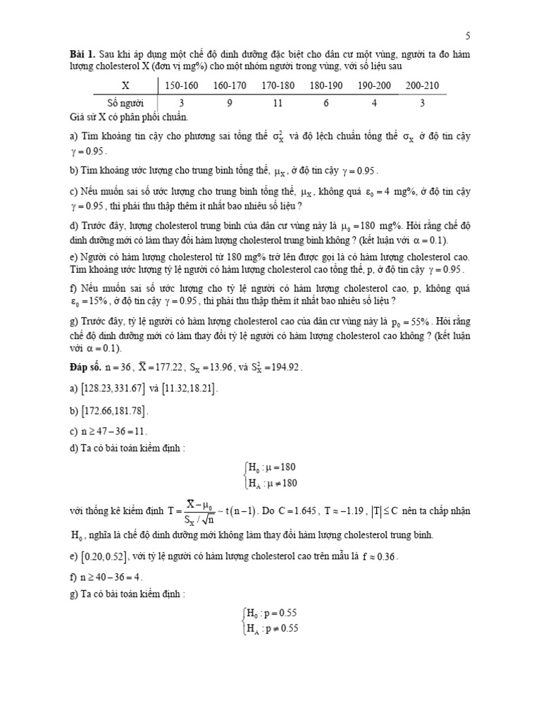 Bai Tap Tong Hop | PDF