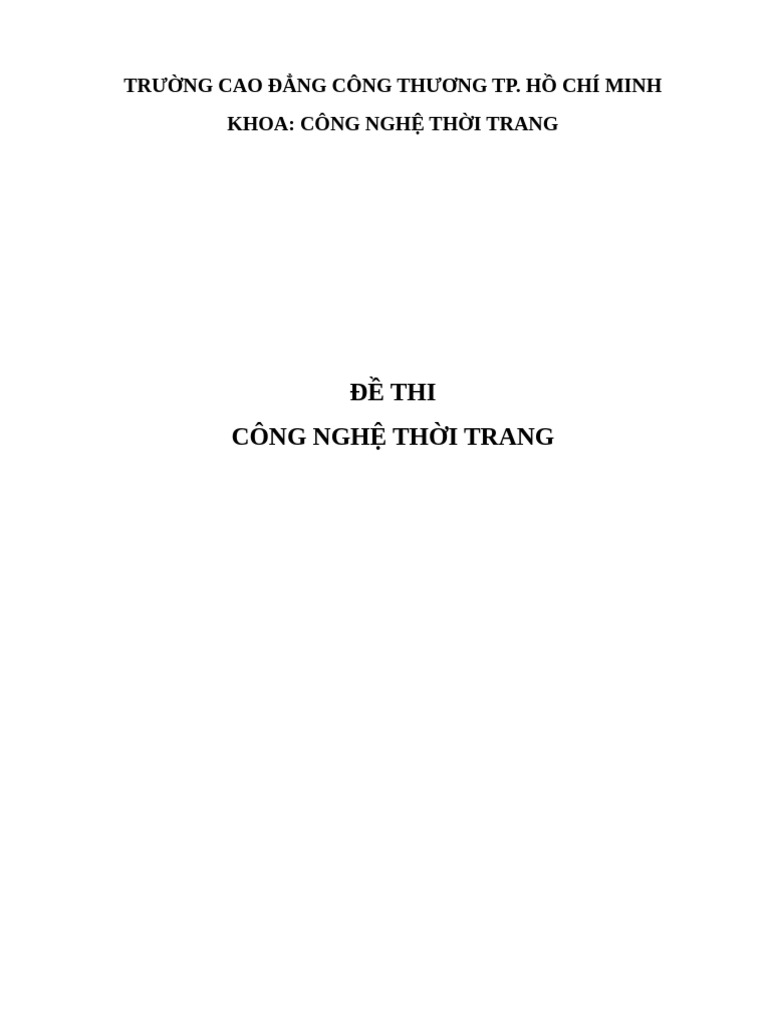 De Cap Truong | PDF