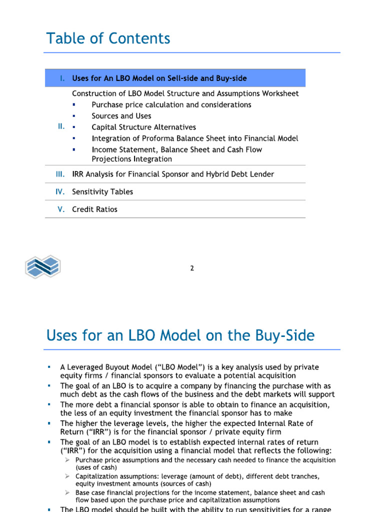 LBO Power Point | PDF