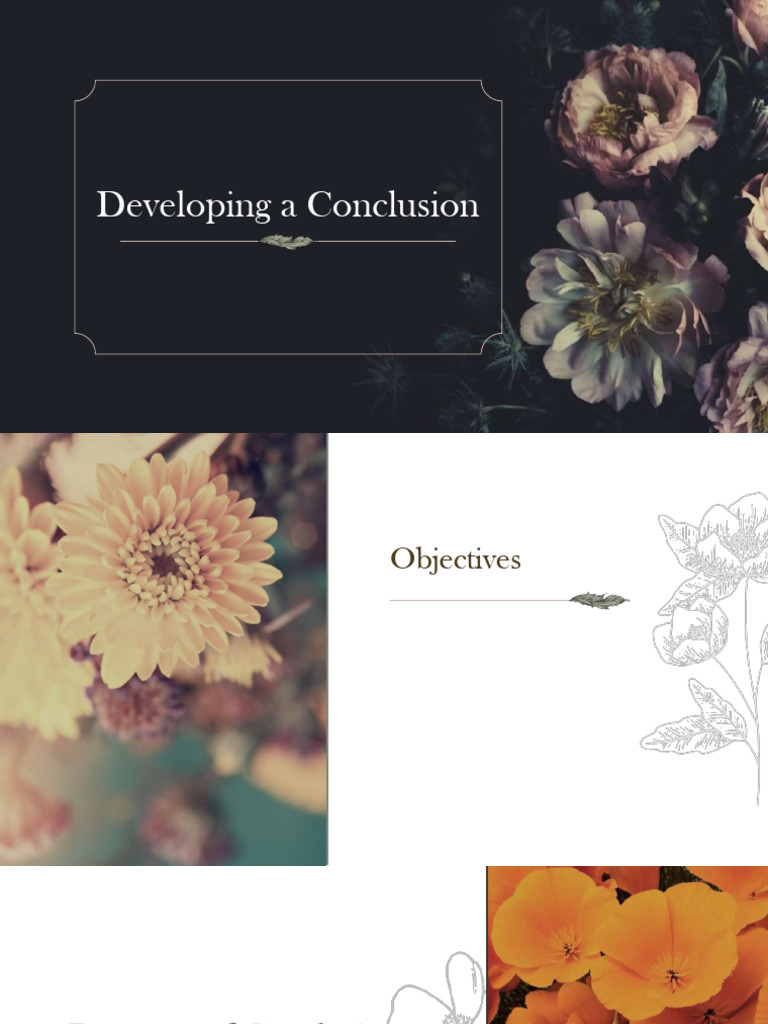 Developing a Conclusion | PDF | Human Communication | Communication